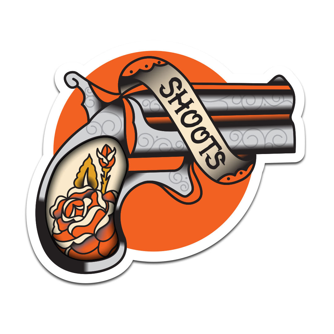 Shoots Gun – Maui Sticker Company