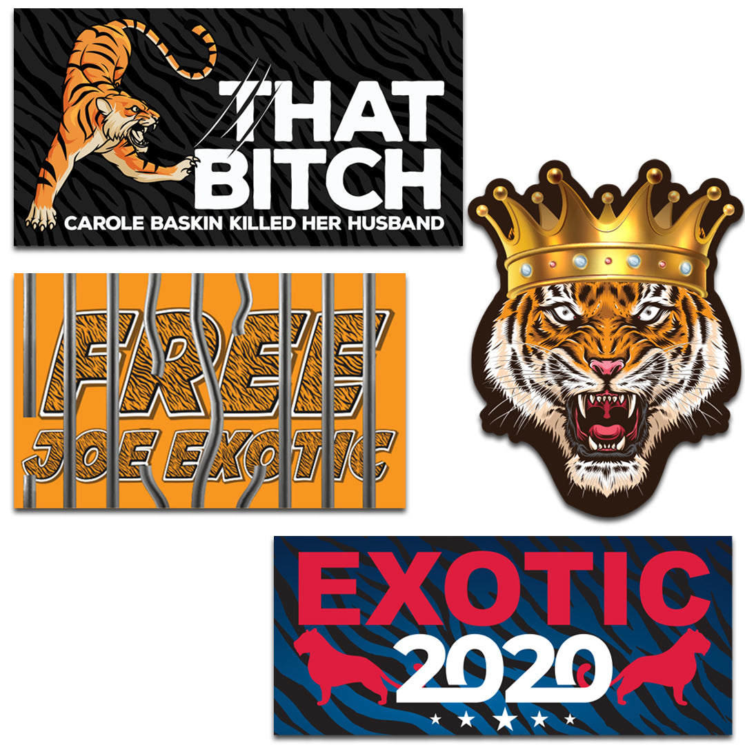 Tiger King Sticker Pack – Maui Sticker Company