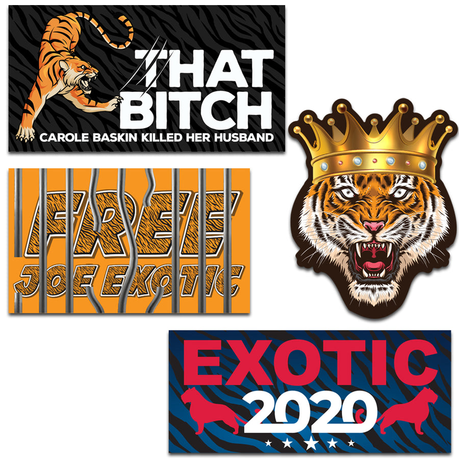 Tiger King Sticker Pack – Maui Sticker Company
